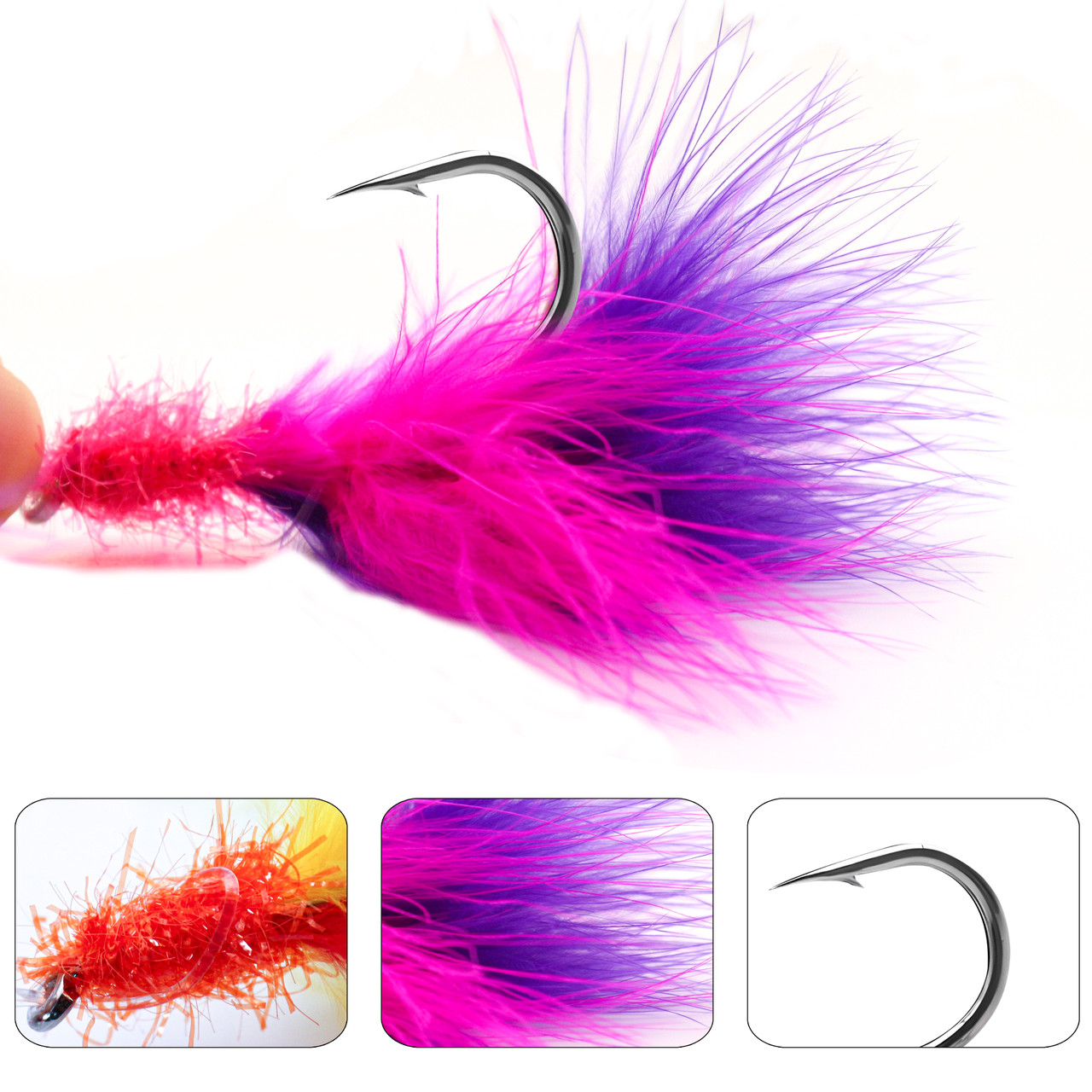 VIP Outdoors Double Hook Shrimp Flies Rig