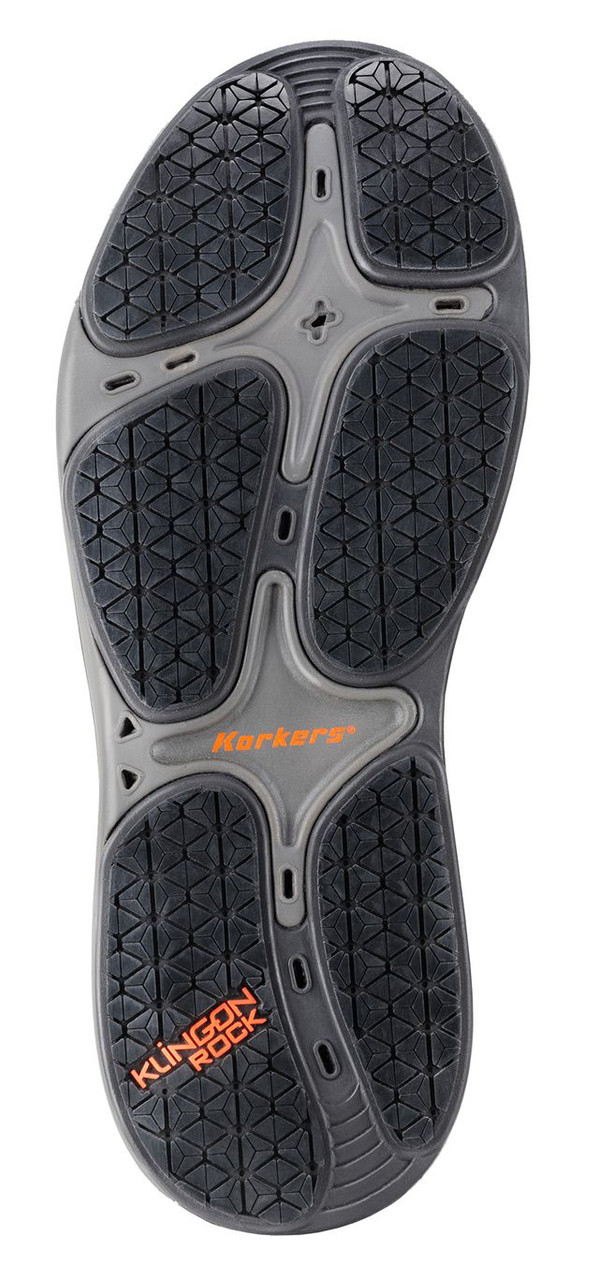 Korkers Chrome Lite Boot w/ Fixed Kling-On Rock Soles, Black - FB9100