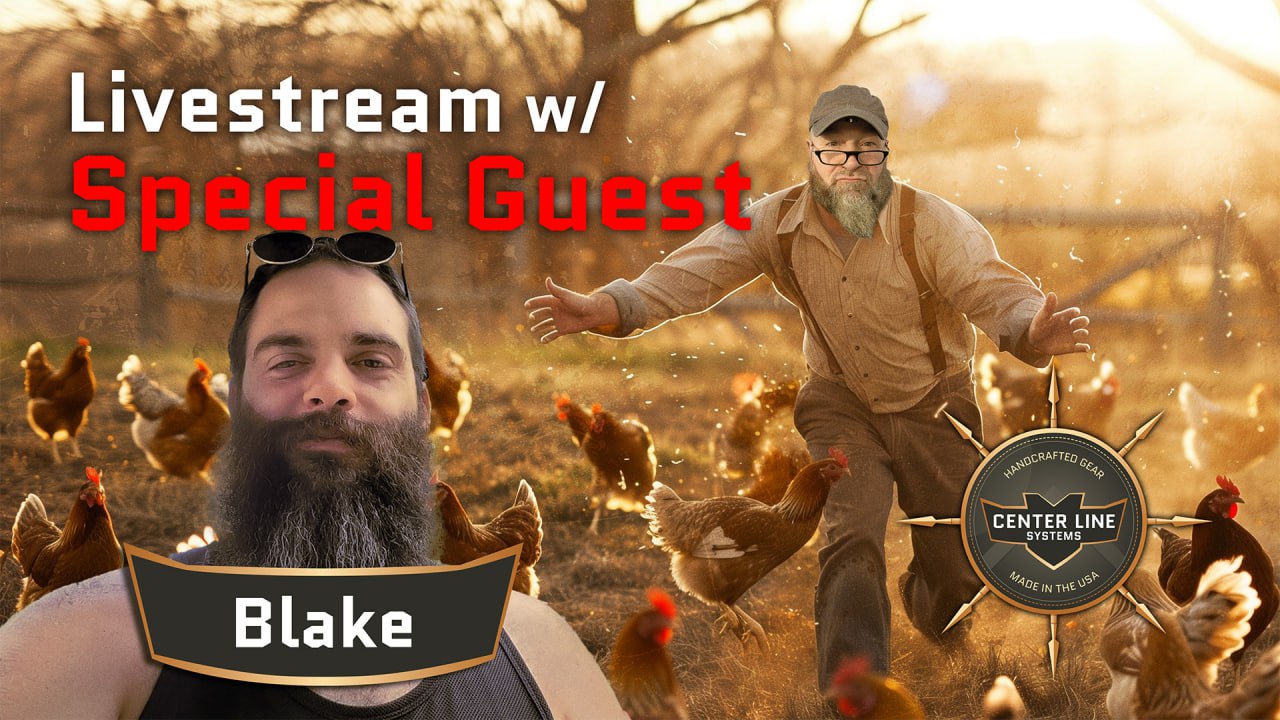 A short livestream with our friend Blake - Center Line Systems