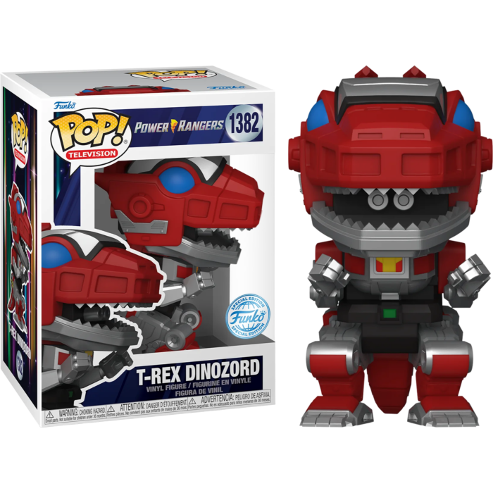 Funko Pop! Television #1382 – T-Rex Dinozord (Power Rangers Funko ...
