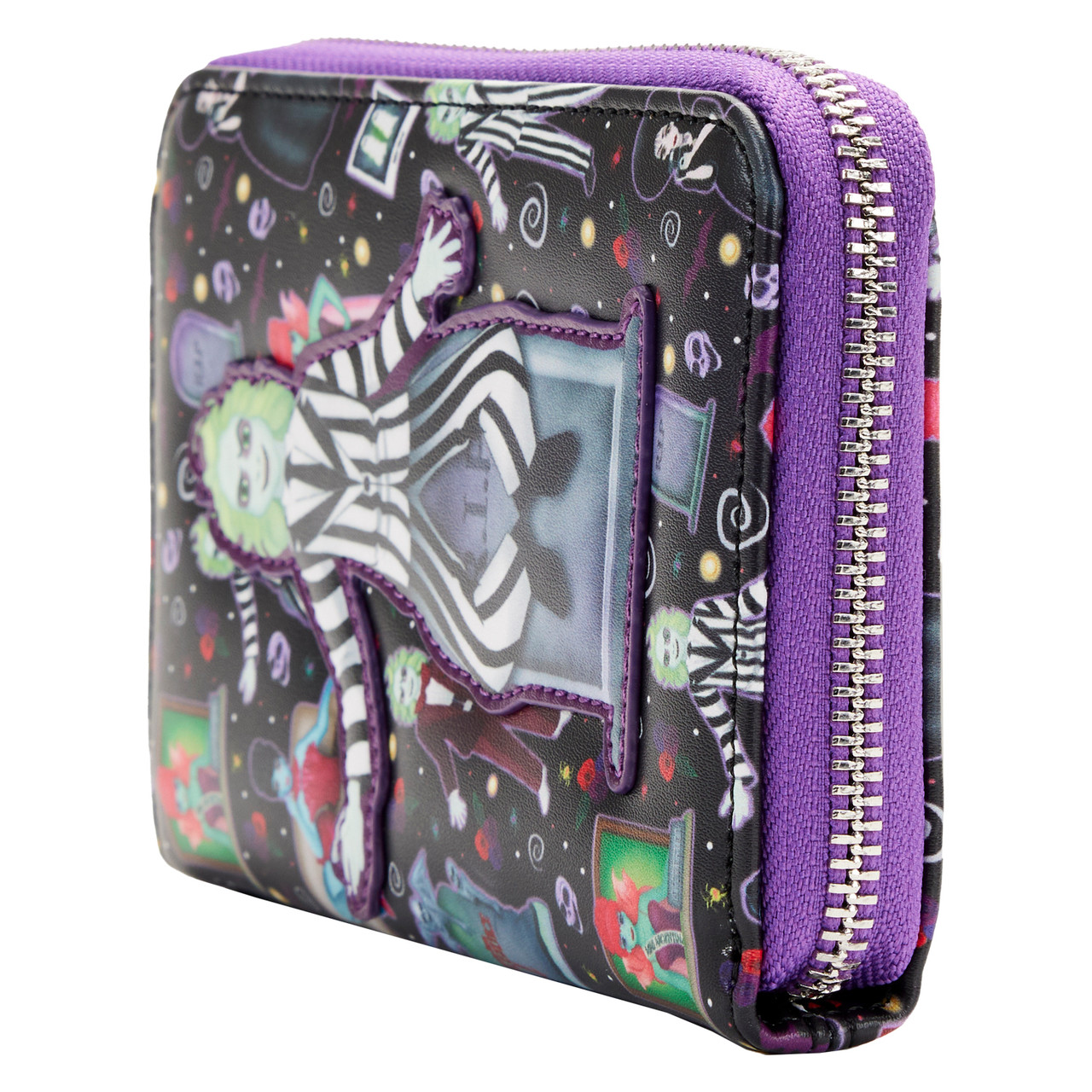 Loungefly Beetlejuice Icons AOP Zip Around Wallet - Comic Spot