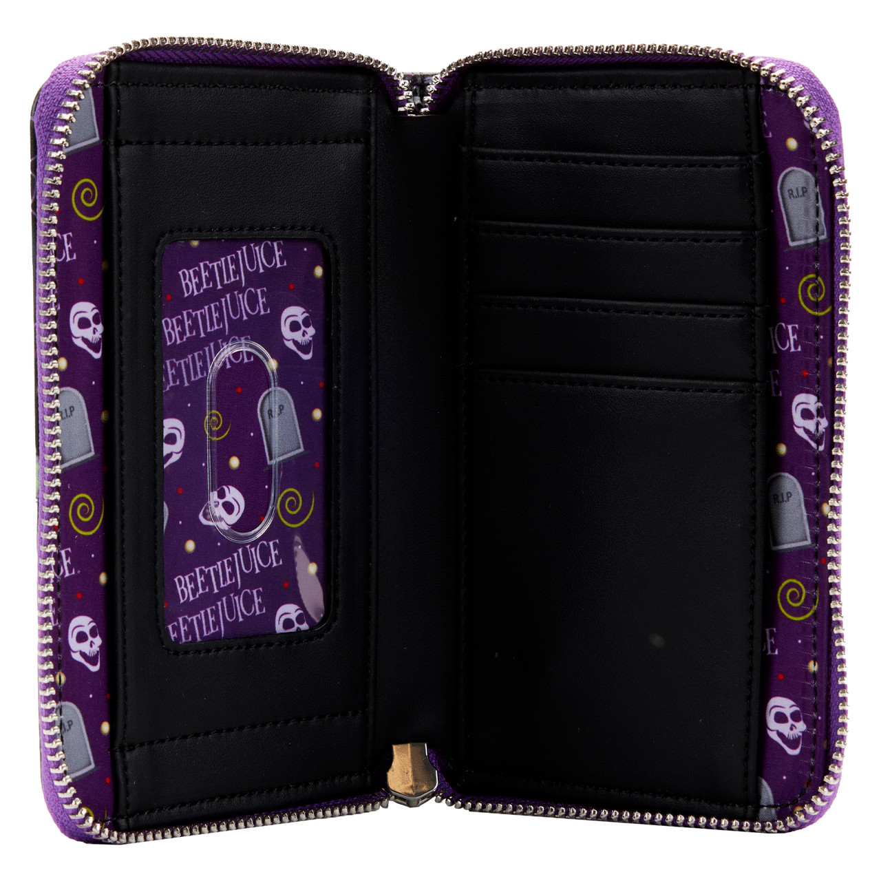 Loungefly Beetlejuice Icons AOP Zip Around Wallet - Comic Spot
