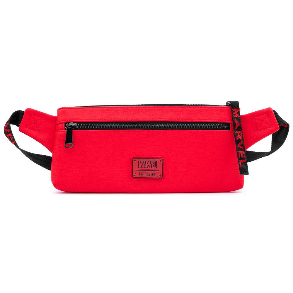 Loungefly Marvel Logo Red Cross Body/ Waist Bag - Comic Spot