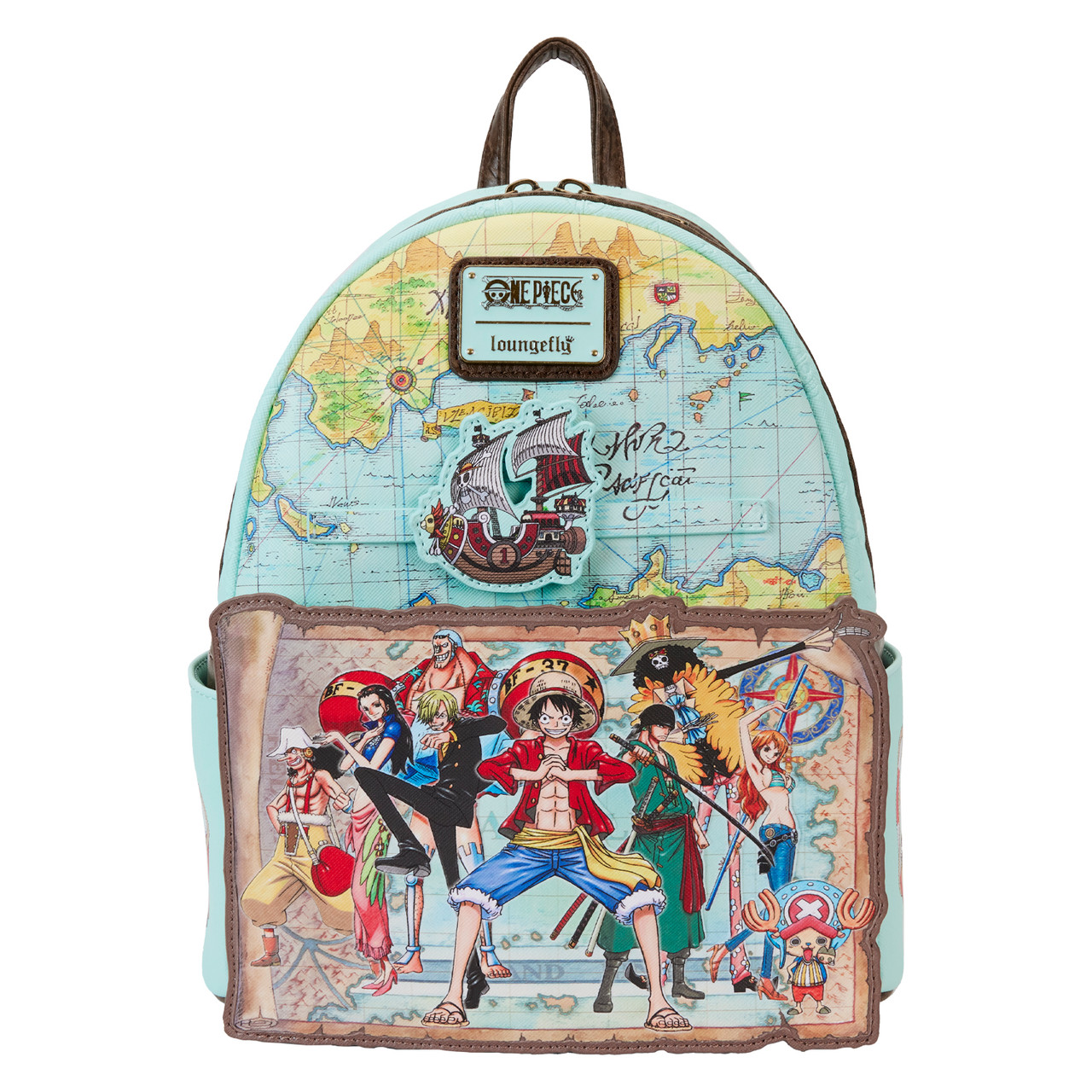 Loungefly One Piece 25th Anniversary Straw Hat Pirates Mini Backpack ...