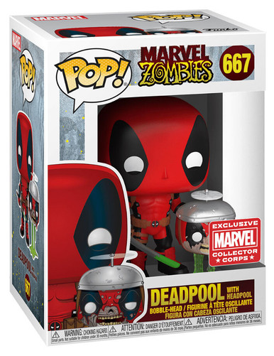 Pop! Marvel Zombies - Deadpool with Headpool #667 Exclusive - Comic Spot