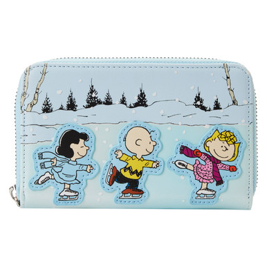 Loungefly Peanuts Charlie Brown Ice Skating Zip Around Wallet - Comic Spot