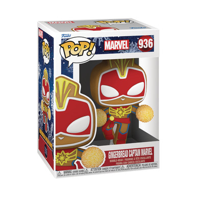 Pop! Marvel: Gingerbread Captain Marvel #936 - Comic Spot