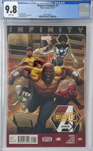 Mighty Avengers 1 CGC 9.8 Monica Rambeau Becomes Spectrum - Comic Spot