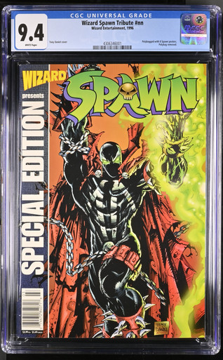 Wizard Spawn Tribute CGC 9.4 Tony Daniel Cover - Comic Spot