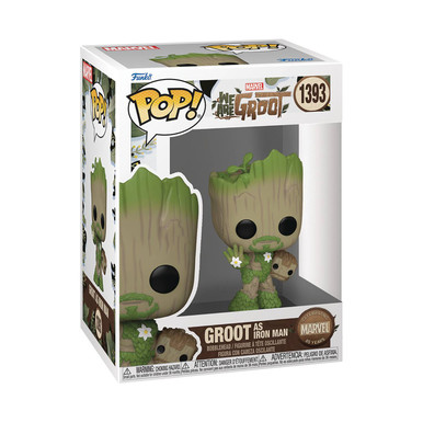 Pop! Marvel: 85th Anniversary - We are Groot, Groot as Iron Man #1393 ...