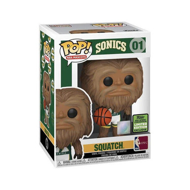 Pop! NBA Squatch Seattle Supersonics Mascot (2021 Spring Convention ...