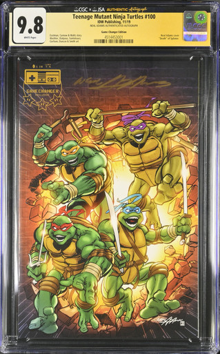 Teenage Mutant Ninja Turtles 100 JSA CGC 9.8 Neal Adams Variant - Comic ...