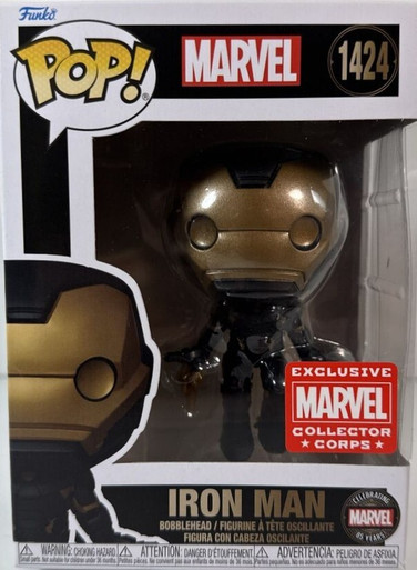 POP! Marvel Collector Corps 85th Anniversary Exclusive Iron Man #1424 ...