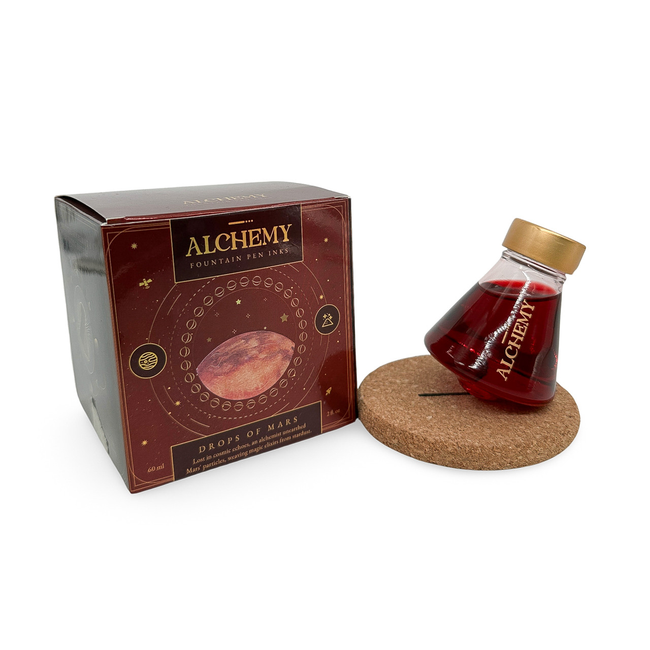 Endless Alchemy Fountain Pen Ink - Drops of Mars (Red) 45ml