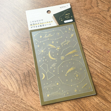 Midori Foil Transfer Stickers - Star