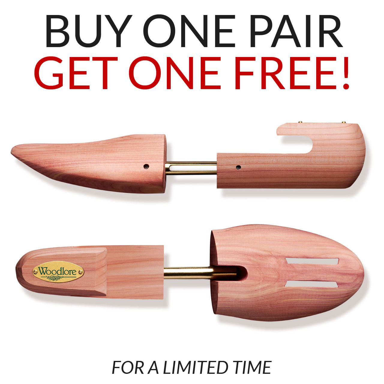 Men's Shoe Trees - Woodlore Cedar Products
