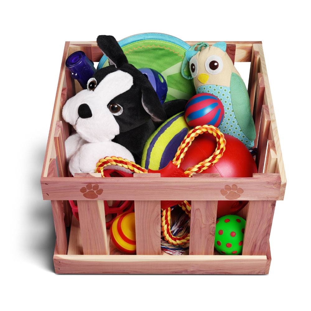 Cedar Pet Toy Box (Large) - Woodlore Cedar Products