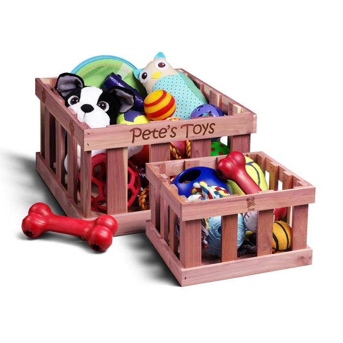 Cedar Pet Toy Box (Large) - Woodlore Cedar Products
