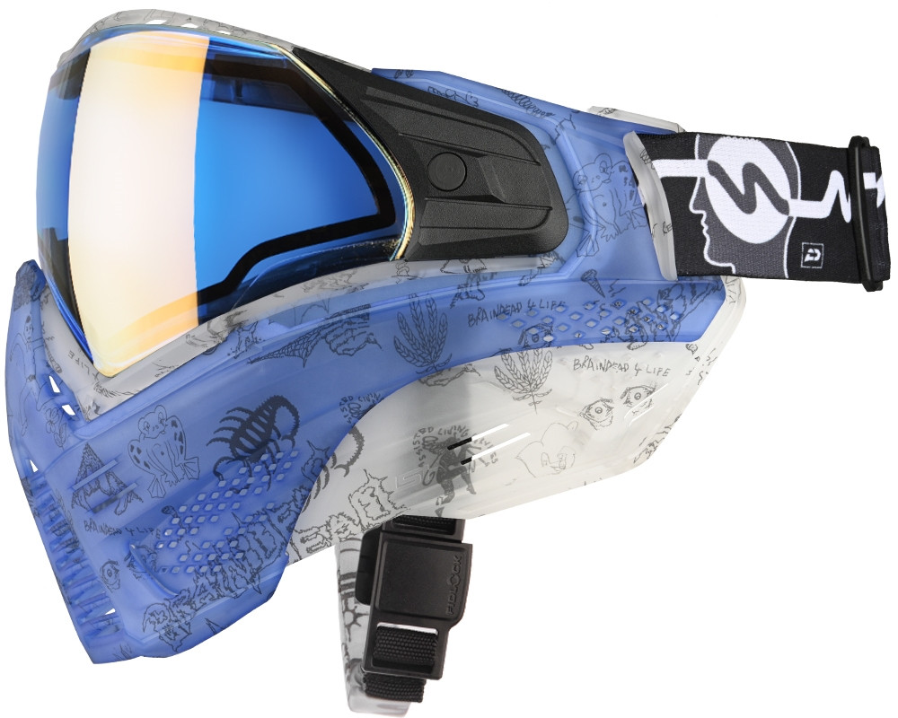 Push Unite Paintball Mask - Blue We Are Brain Dead Collaboration w ...