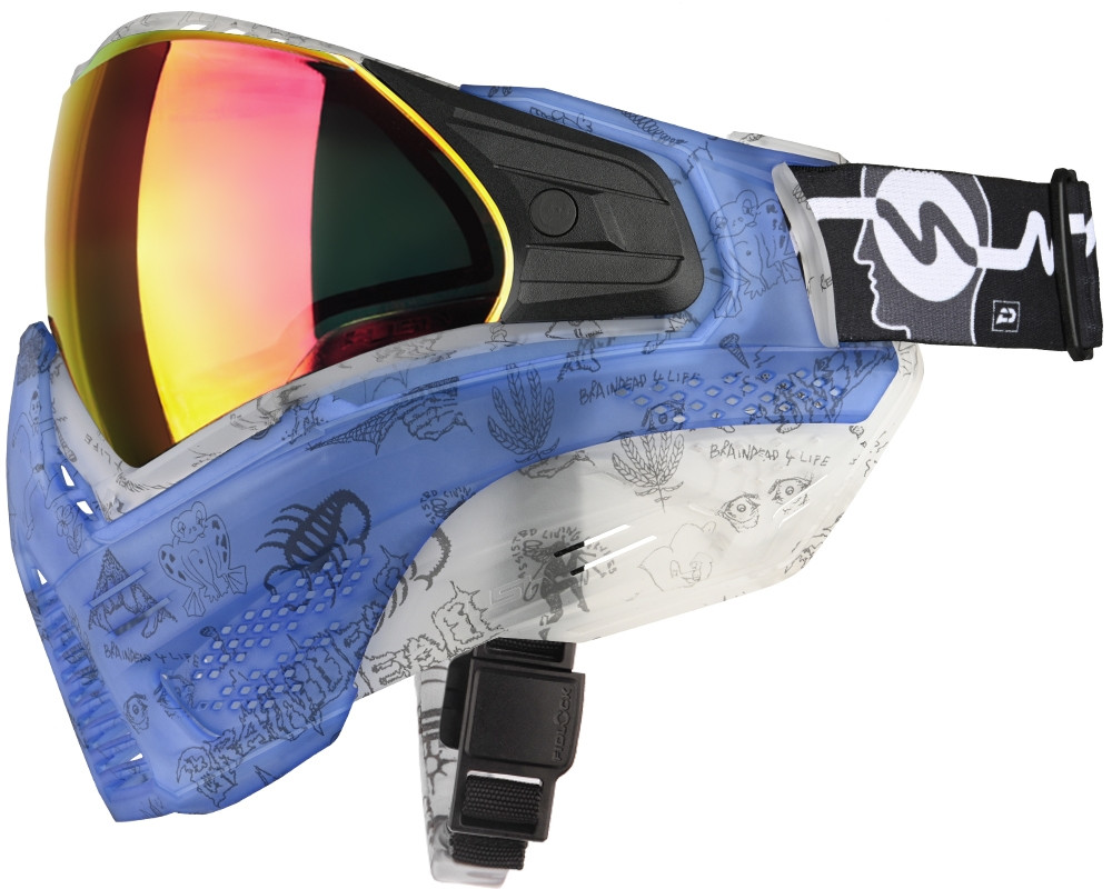Push Unite Paintball Mask - Blue We Are Brain Dead Collaboration w ...