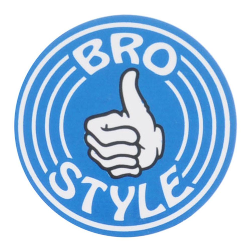 Bro Style Logo Medium - Assorted - Sticker - ActionVillage