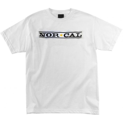 Nor Cal Original Logo Regular S/S - White - Men's T-Shirt - ActionVillage