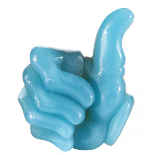 Bro Style Thumbs Up - Blue - Skateboard Wax - ActionVillage