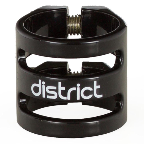 District S Light Double - Black - Scooter Clamp - ActionVillage