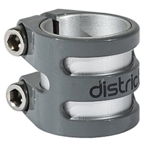 District S Light Double - Silver - Scooter Clamp - ActionVillage