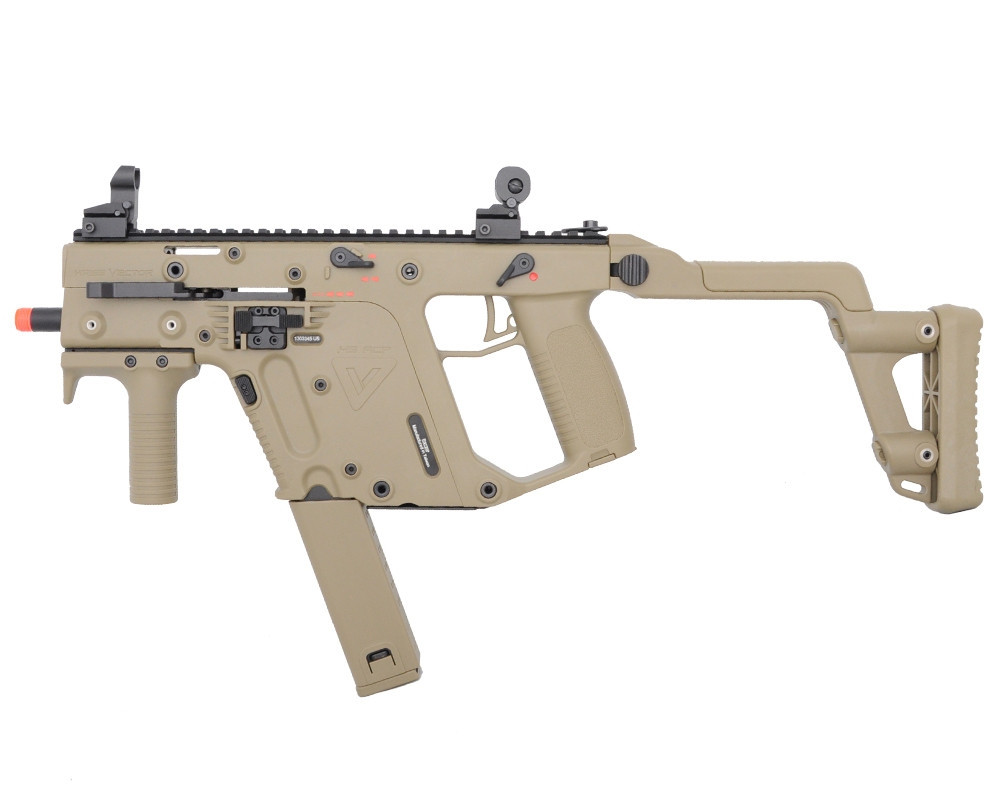 KWA Kriss Vector Gas Airsoft Gun - Tan - ActionVillage