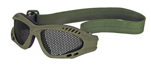 Mesh Airsoft Goggles - Green - ActionVillage