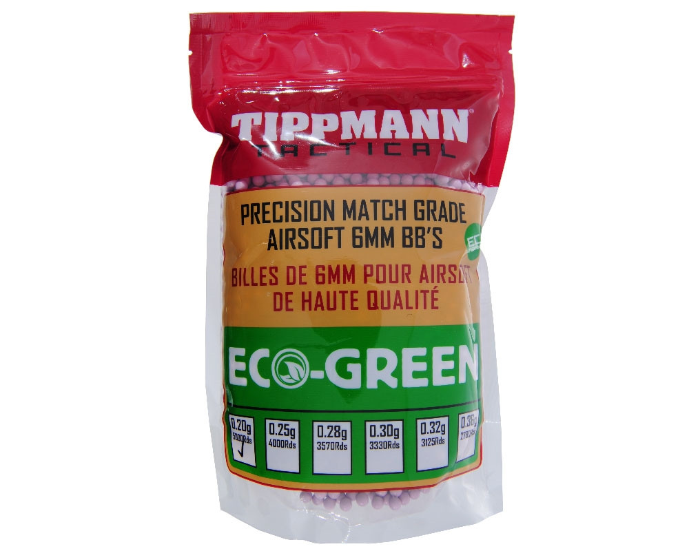 Tippmann Tactical Eco Airsoft BB's - .20g - 5,000 Rounds - Light Purple ...