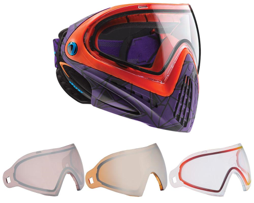 Dye Invision Goggle I4 Pro Mask w/ Free Lens - UL Purple - ActionVillage