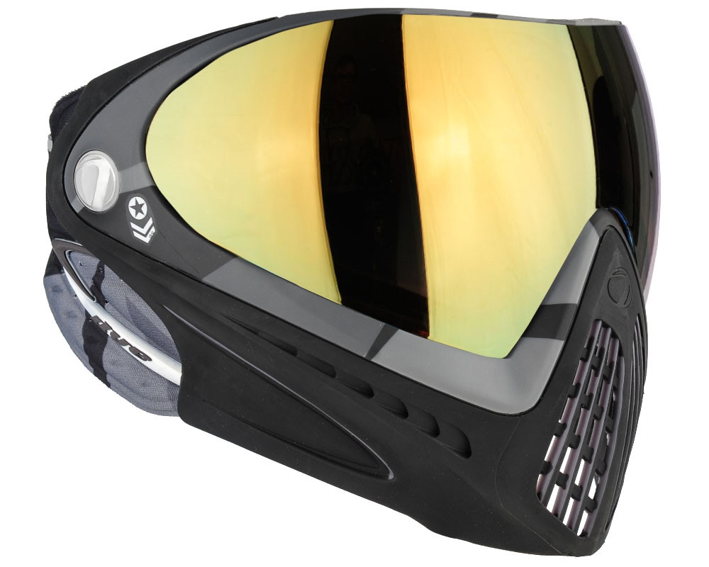 Dye I4 Invision Pro Mask - Barracks Grey - Dyetanium Faded Bronze ...