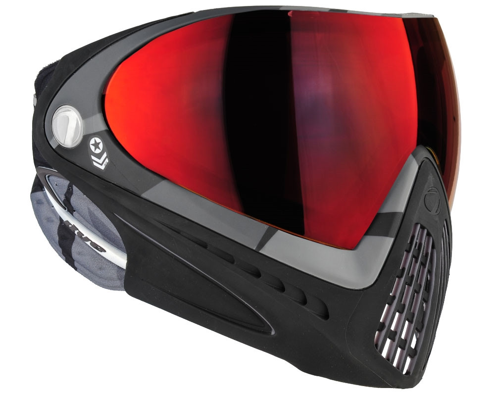 Dye I4 Invision Pro Mask - Barracks Grey - Dyetanium Northern Fire Lens