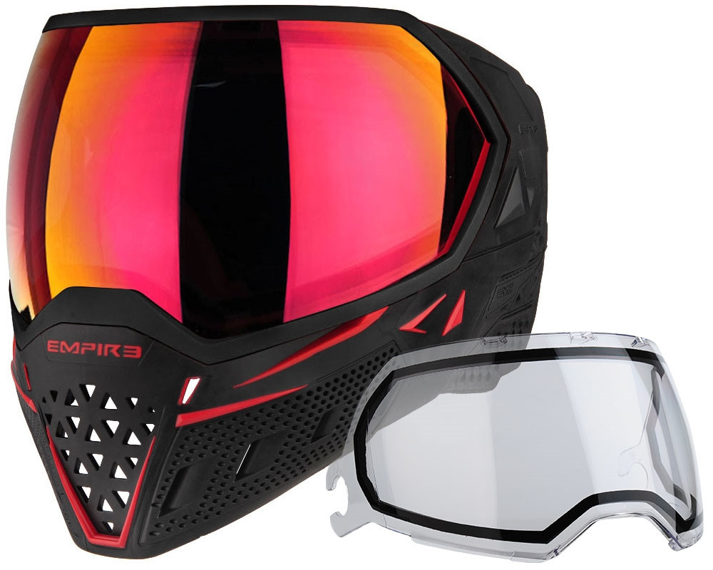Empire EVS Mask - Black/Red with Sunset Lens