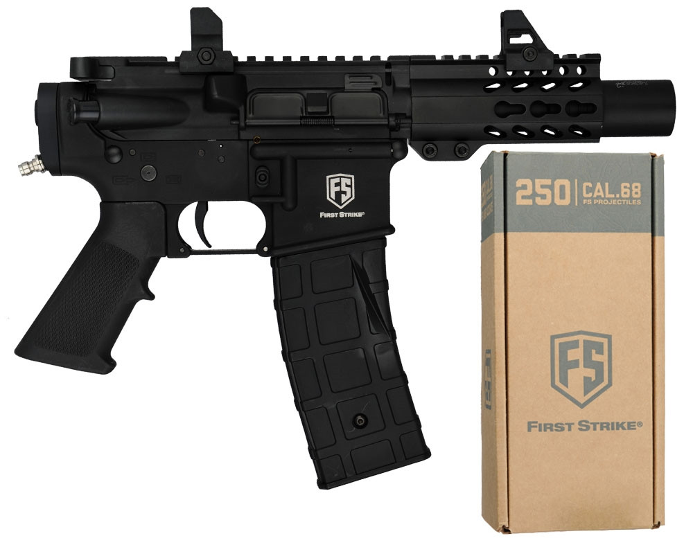 First Strike T15 Paintball Gun Machine Pistol w/ FREE 250 Rounds of ...