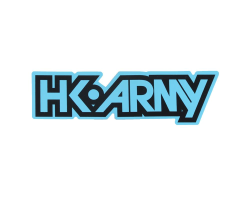 HK Army Typeface Sticker - Teal - ActionVillage