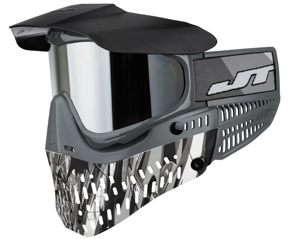 JT ProFlex Thermal Mask - Blaster Dark Steel w/ Prizm Chrome Lens
