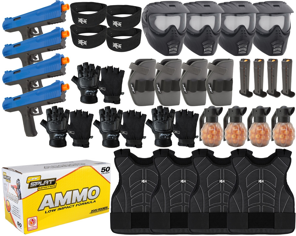 JT Splatmaster Z100 Pistol Commander Package - Blue