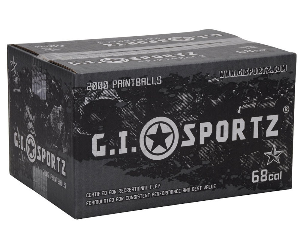 GI Sportz 1 Star Paintball Case 2000 Rounds - Orange Fill - ActionVillage