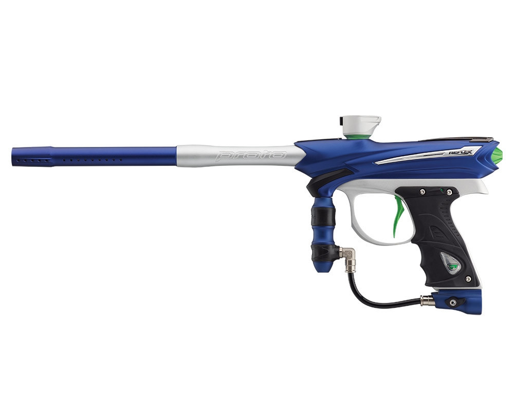 Proto Reflex Rail Paintball Gun - Blue/White/Lime - ActionVillage