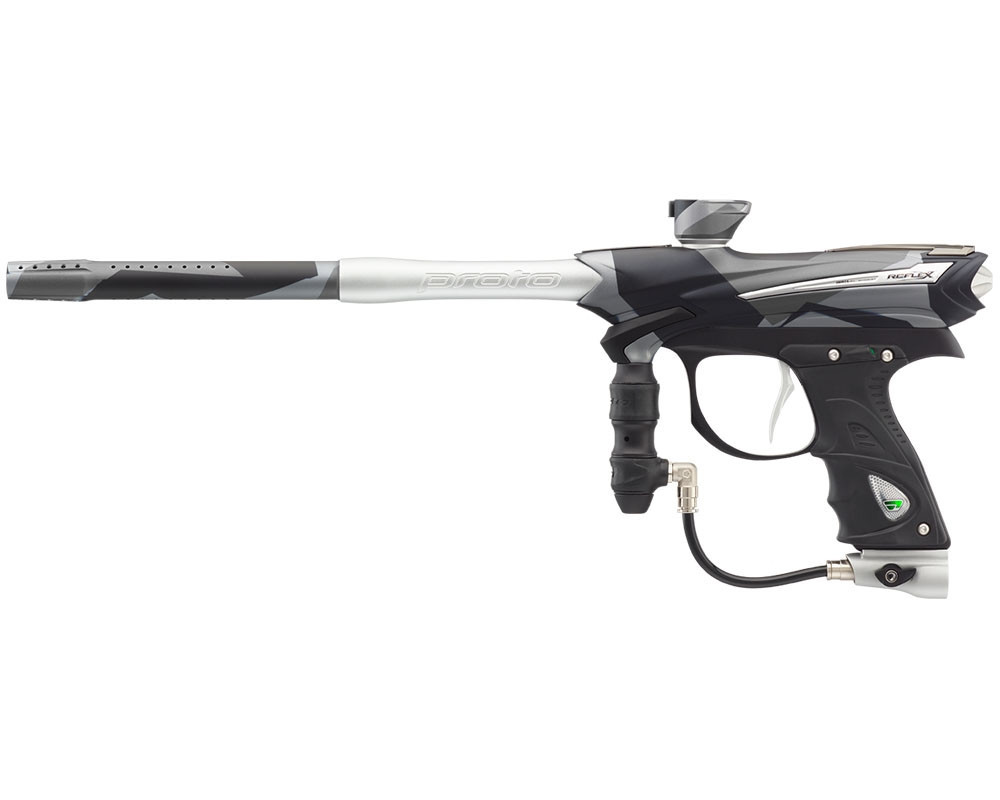 Proto Reflex Rail Paintball Gun - PGA Barracks Black - ActionVillage