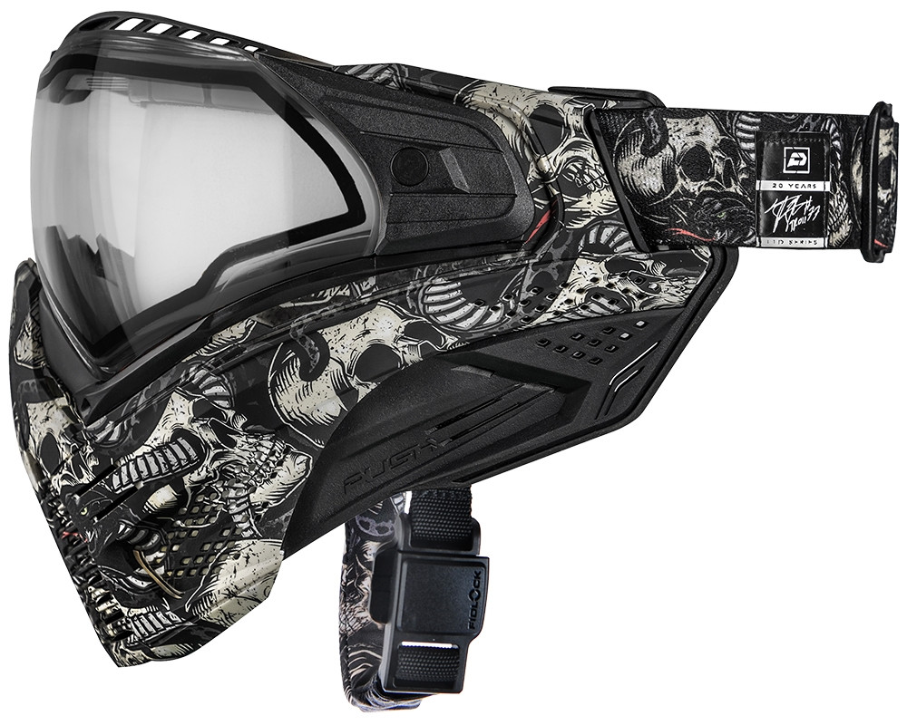 Push Unite Paintball Mask - Thomas Taylor LE Troll, Snake & Skulls w ...