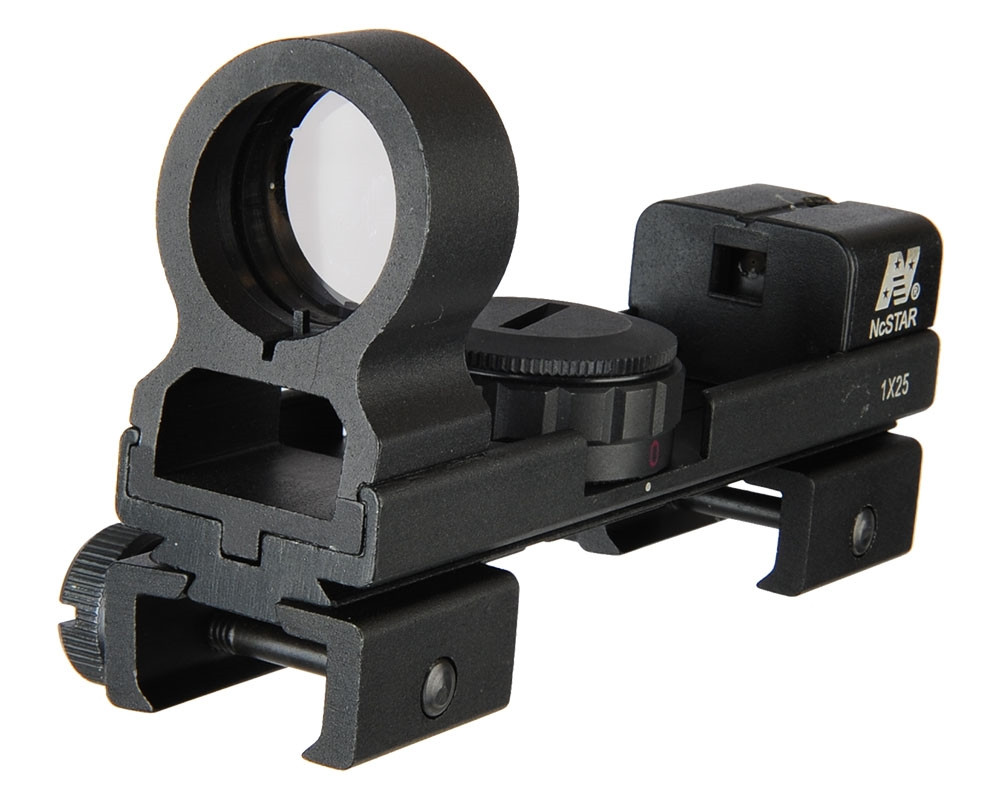 NcStar 1x25 Red/Green Dot Tactical Reflex Sight w/ 3/8 Dovetail/Weaver ...