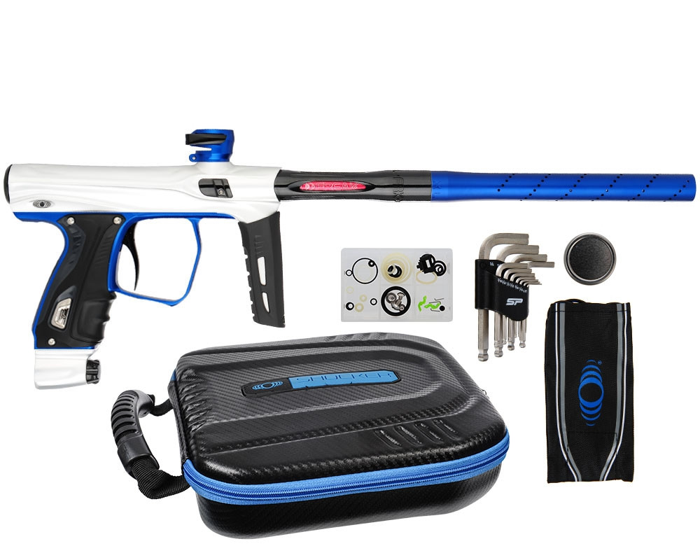SP Shocker XLS Paintball Gun - Clear/Blue/Black
