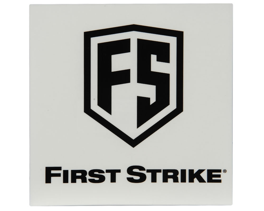 First Strike Sticker - 6" Decal - Black