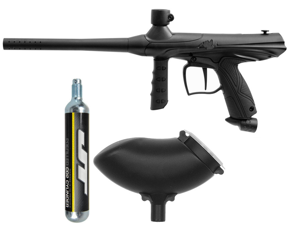 Tippmann Gryphon Gun Bonus Pack Kit w/ 90g Disposable Co2 Tank - Black