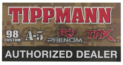 Tippmann Authorized Dealer Window Sticker 12" x 6" - Guns - ActionVillage