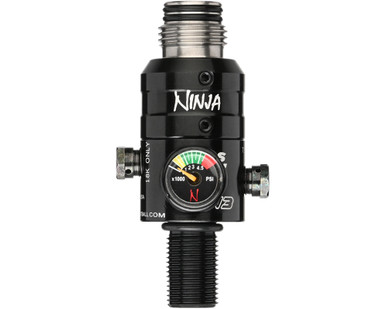 Ninja Ace SHP Tank Regulator - 3000 PSI - Stainless Steel - Black